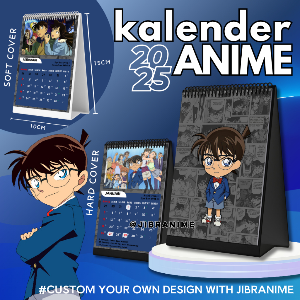 Calendar / desk Calendar 2025 anime Detective Conan / Custom Calendar ...