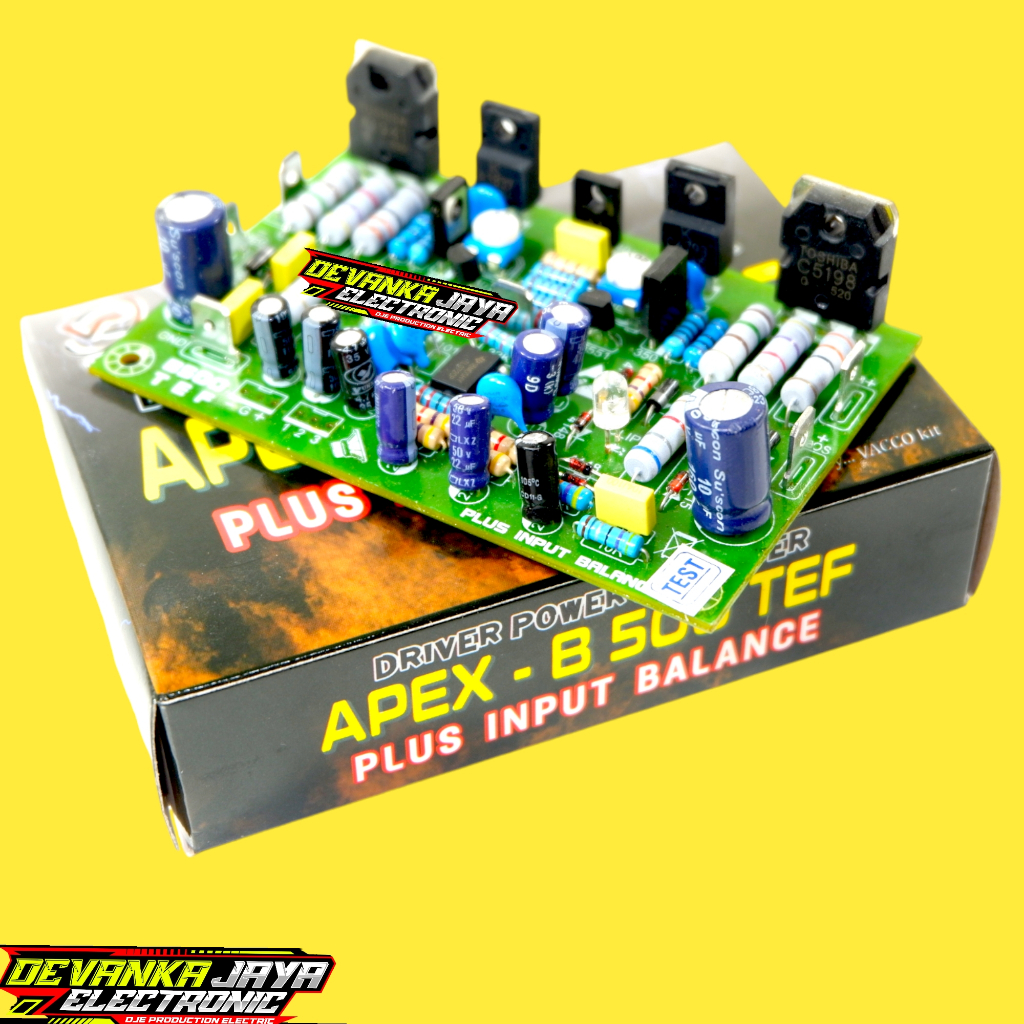 Apex B500 TEF Input Balance Vacco Power Amplifier Driver KIT | Shopee ...