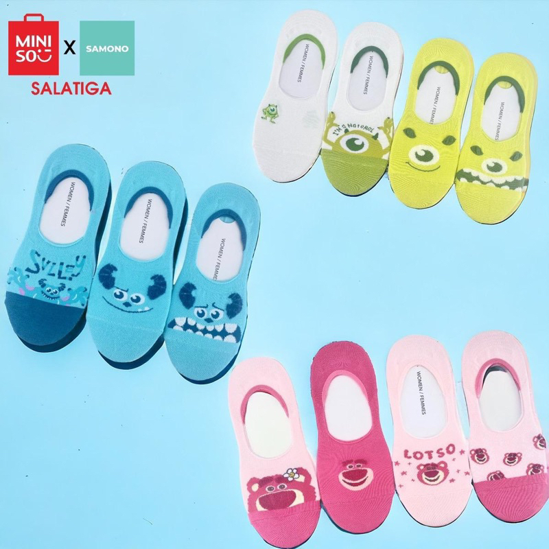 Miniso Disney Socks (Sultey, Mike and Lotso) 1 pair | Shopee Malaysia