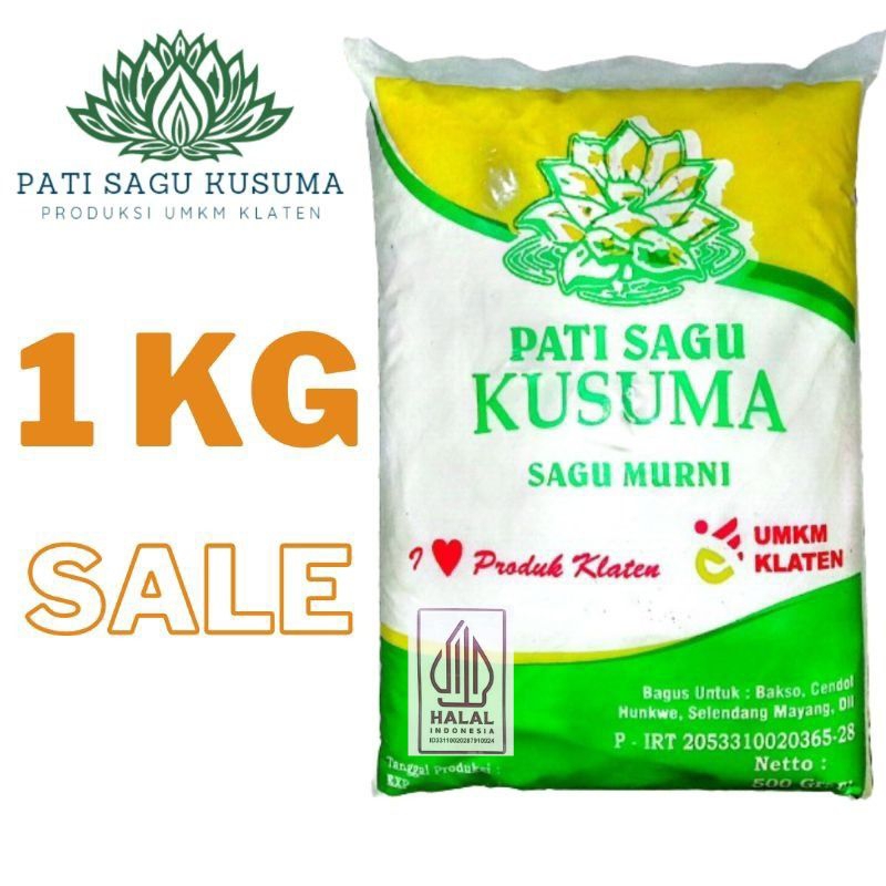 1kg Kusuma Brand Pure Sago Flour (Sago Starch) | Shopee Malaysia