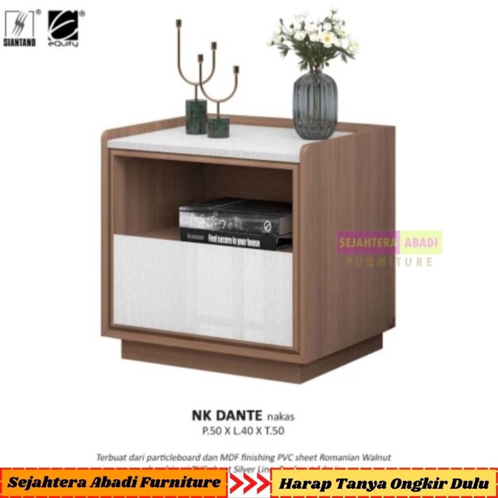 Siantano corner table side table nightstand NK Dante small table shelf ...