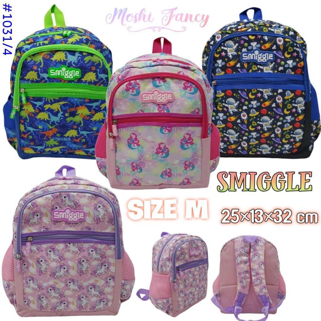 Smiggle Bag Girls Backpack / Kindergarten Smiggle Backpack / Boys and ...