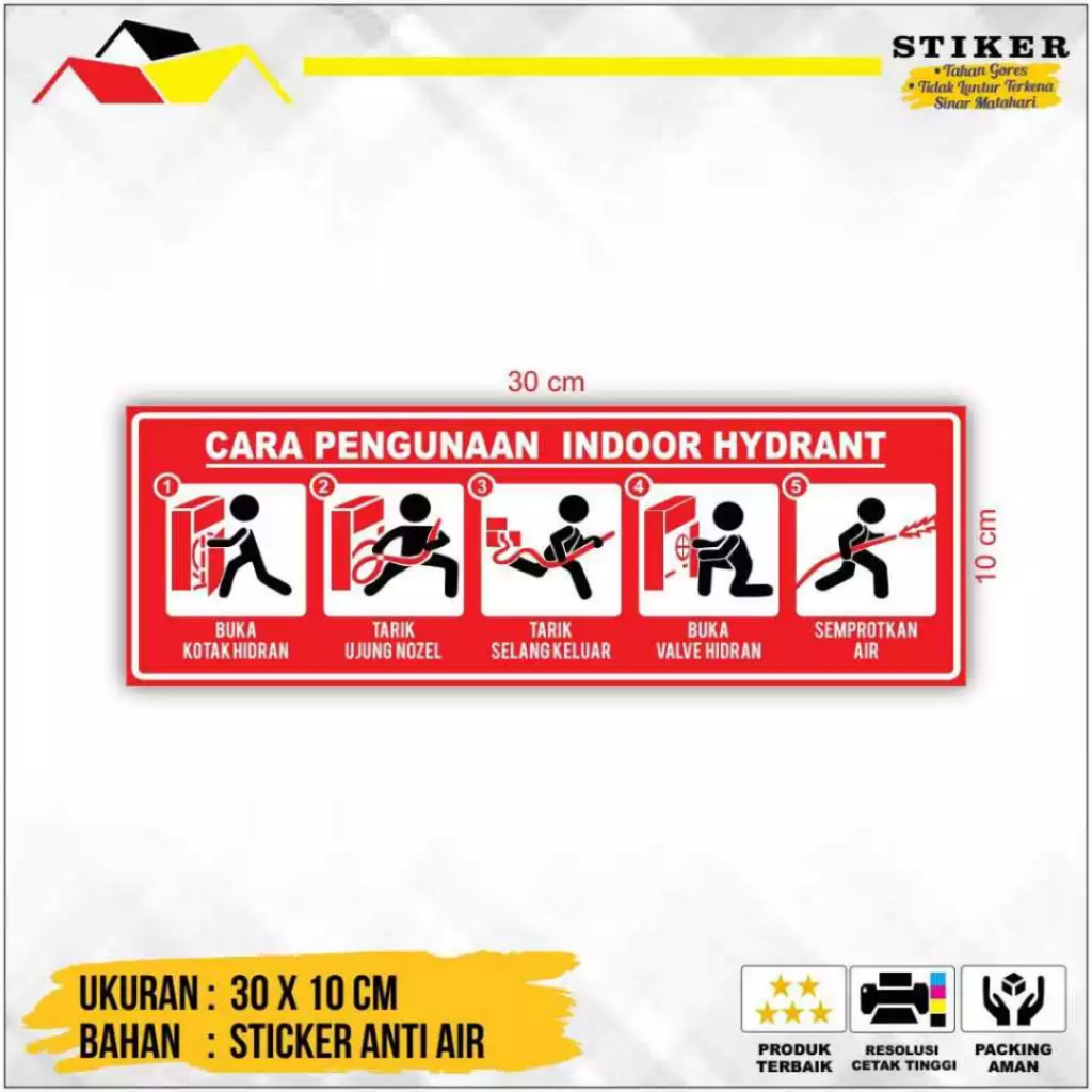 Sign / RAMBU STICKERS HOW TO COUNT INDOOR HYDRANT WINNER | Shopee Malaysia