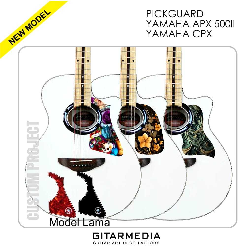 YAMAHA APX 500II ACOUSTIC GUITAR PICKGUARD APX GUITAR PICKGUARD APX PICKGUARD YAMAHA CPX ...