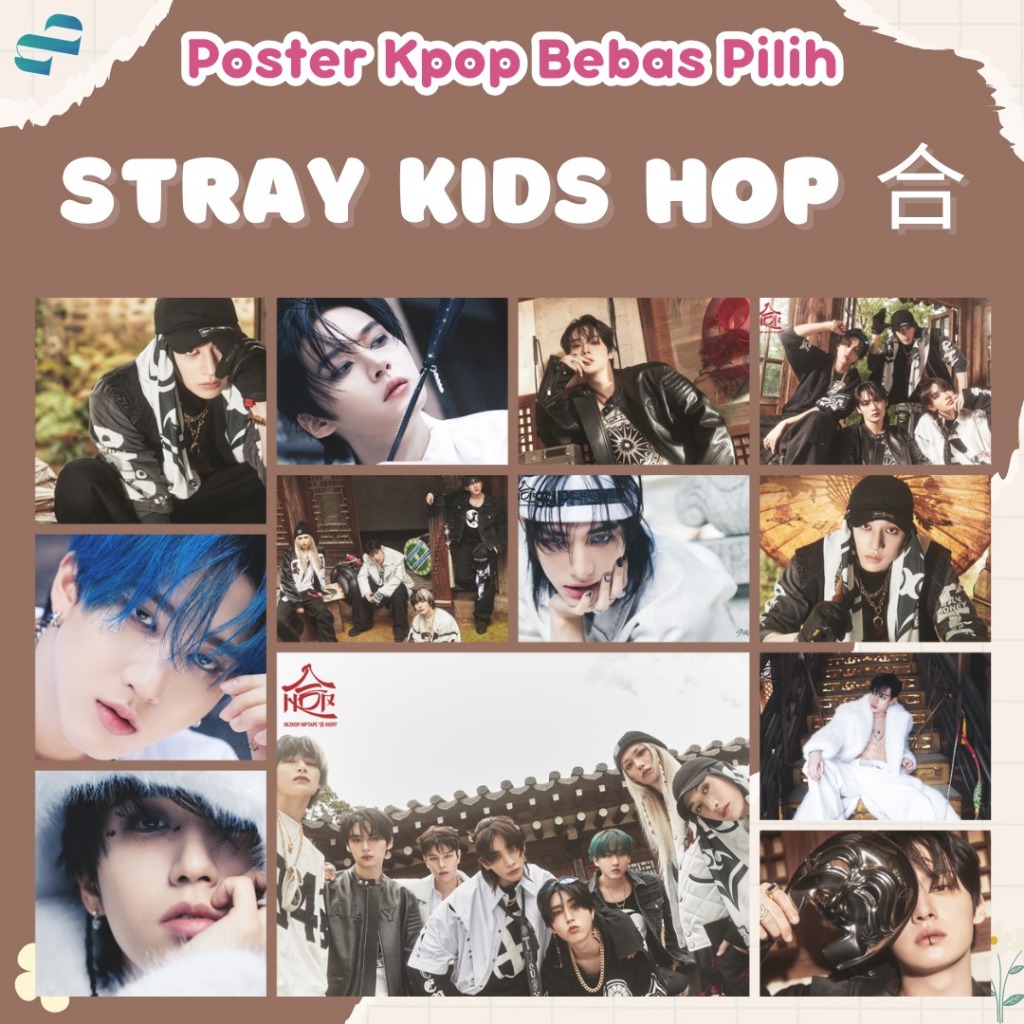 Stray KIDS HOP Poster - Kpop Poster A4 A5 A6 (Part 1) | Shopee Malaysia
