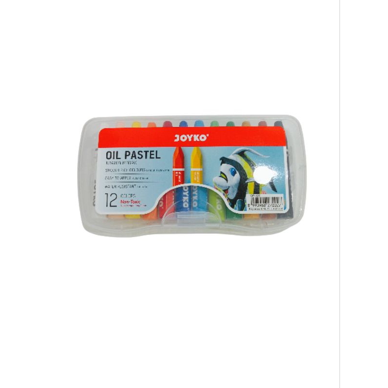 Joyko Oil Pastel Crayons 12 Colors (Original Product from Joyko ...