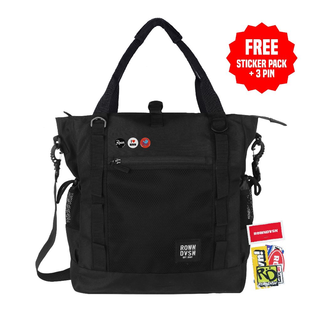 [FREE 3 Pins + Sticker Pack] Rown Division Official Tote Bag - Rowndvsn ...