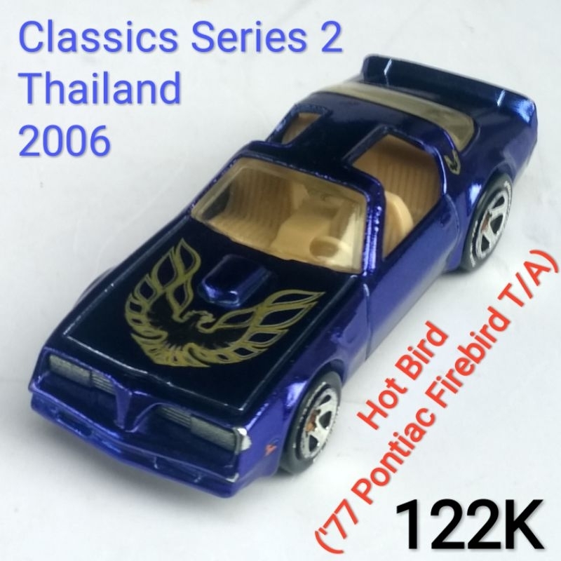 Hot Wheels Classic Series Muscle America 77 Pontiac Firebird TA Hot ...