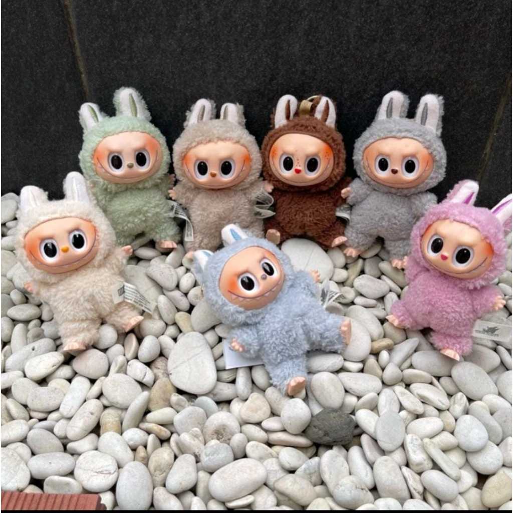 Labubu DOLL V1 MACARON / LABUBU CAN ROTATE HEAD / LABUBU EXCITING ...
