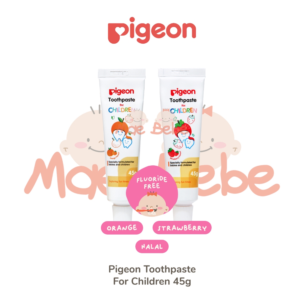 Pigeon Toothpaste For Kids Halal Children's Toothpaste Without Fluoride ...
