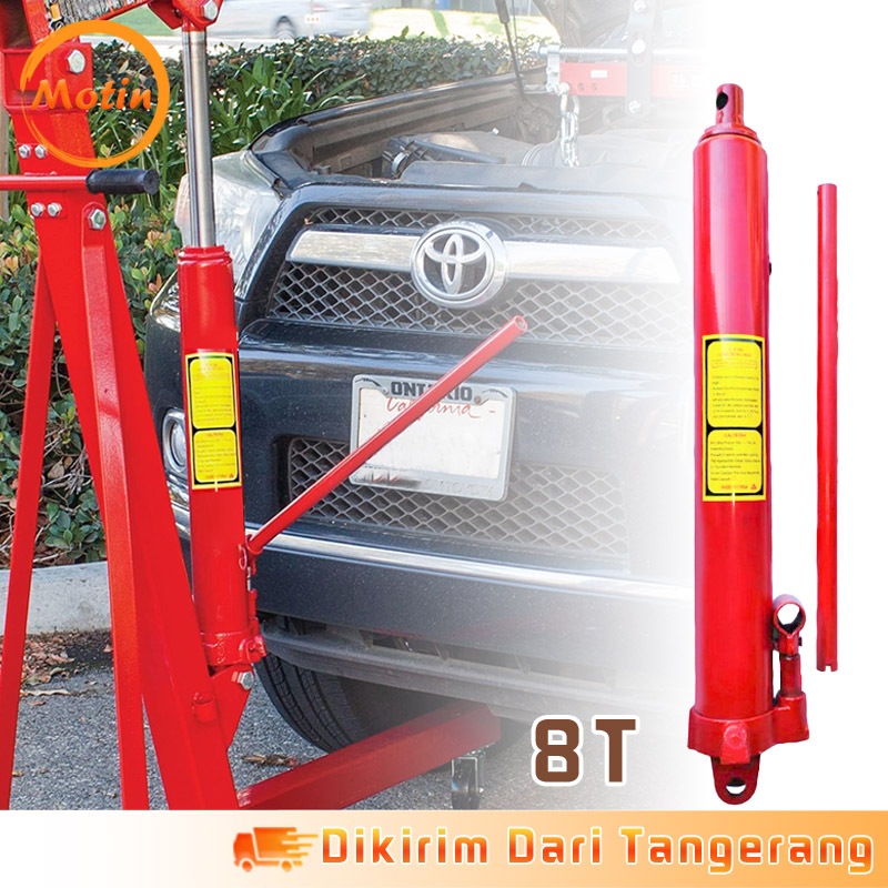 8 Ton Hydraulic Jack Single Piston Pump Jack Engine Lift Hoist Jack ...