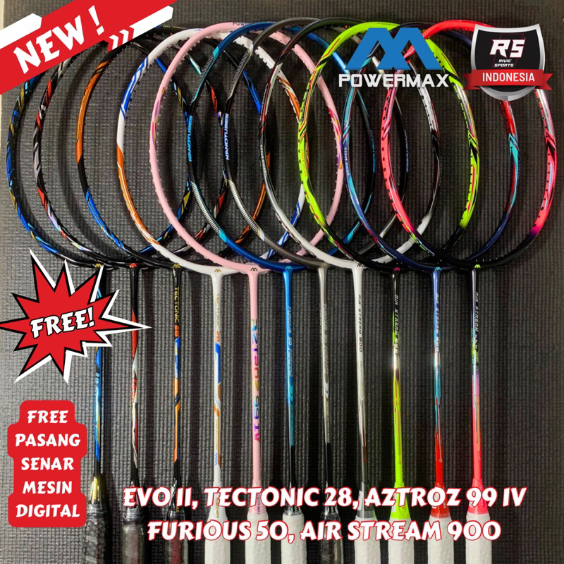 POWERMAX EVO 10 II Air Stream 900 Furous 50 Aztroz 99 IV Tectonic 28 ...