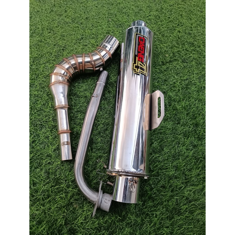 Daeng sai4 Pipe canister conical open specs exhaust Pipe for Wave 125 ...