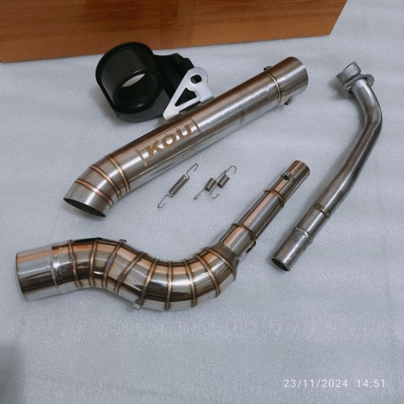 Kou super open canister kou open super 1set pipe 51 mm for xrm 125/100 ...