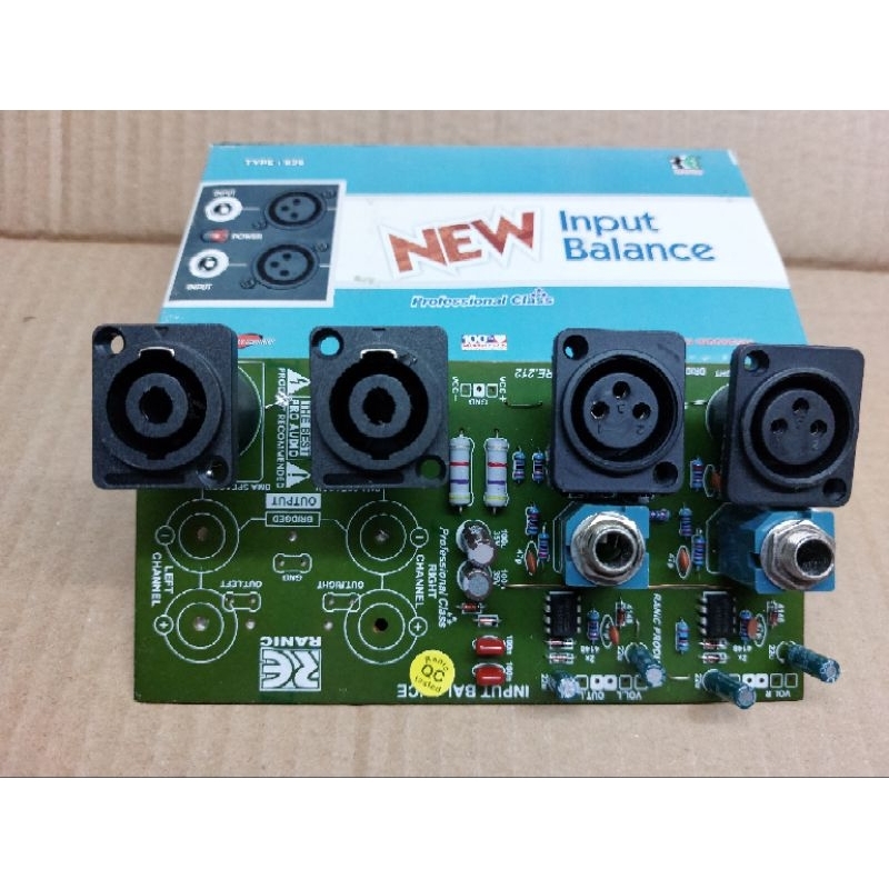 Stereo Balance Input Kit Plus Socket XLR Speakon Box CA | Shopee Malaysia