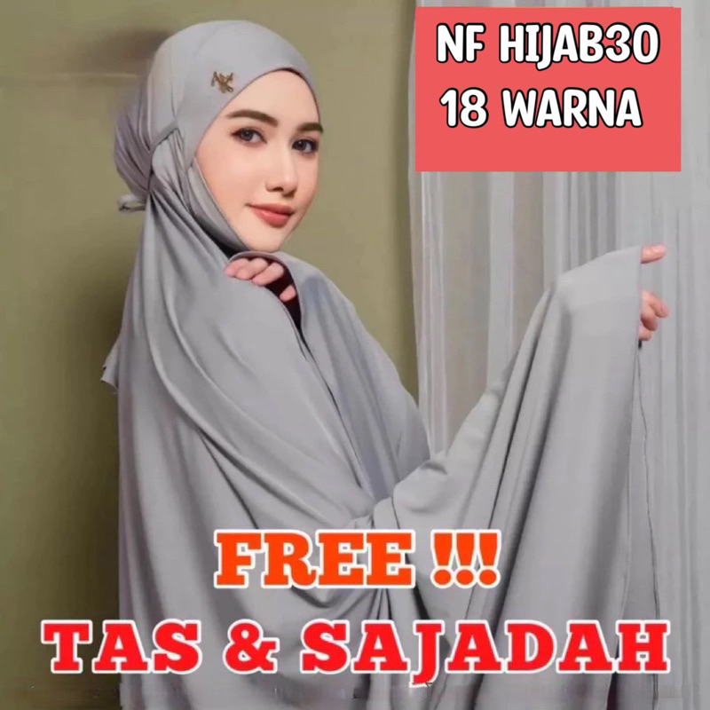 Down PRICES !!! Adult Mukena Khadijah Chin Cover Jersey Premium Series NEWEST JUMBO CHIN MUKENAH ...