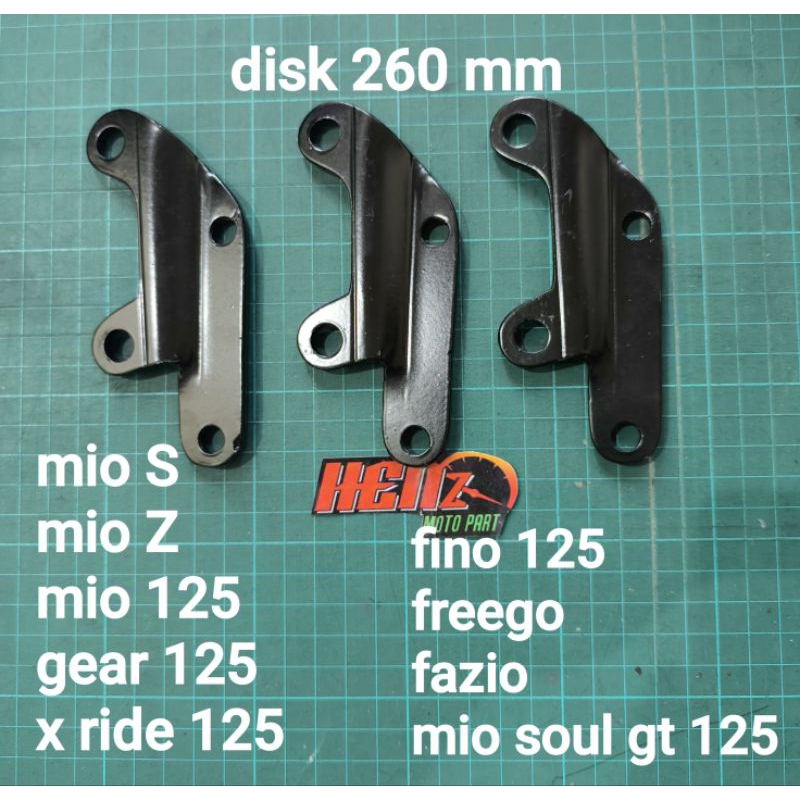 Mio soul gt mio s mio z gear 125 disk 260 mm disc bracket | Shopee Malaysia