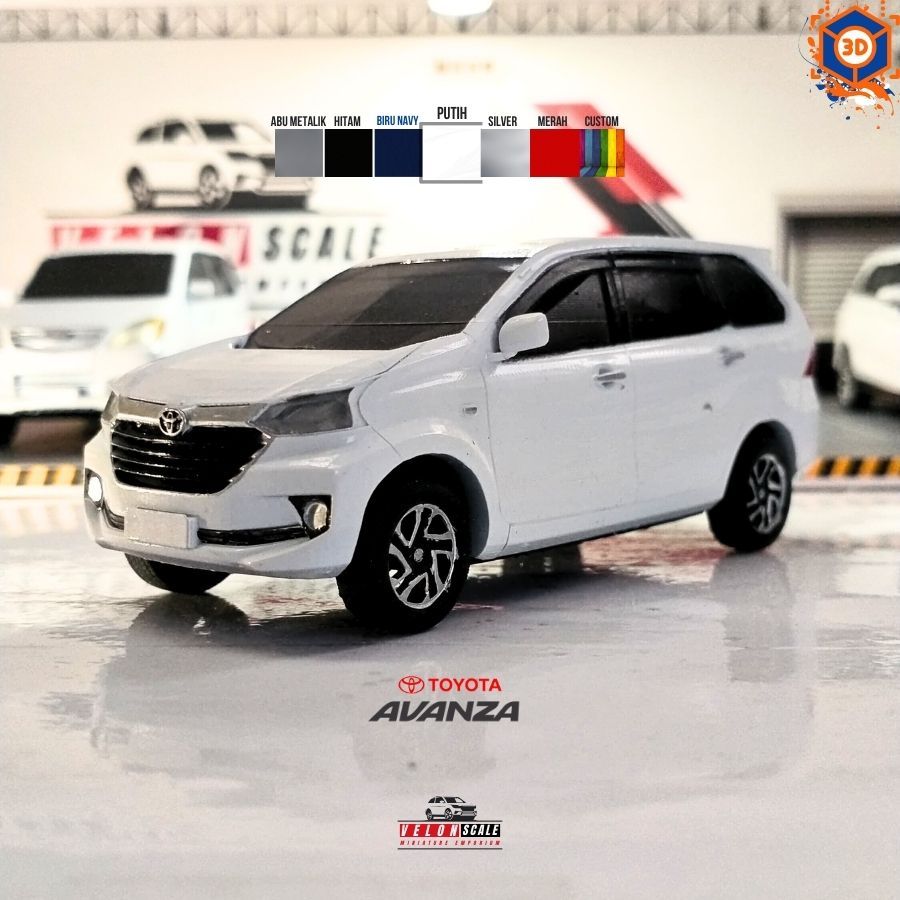 REPLIKA Diecast Toyota AVANZA Type G 1:43 Scale AVANZA Miniature ...