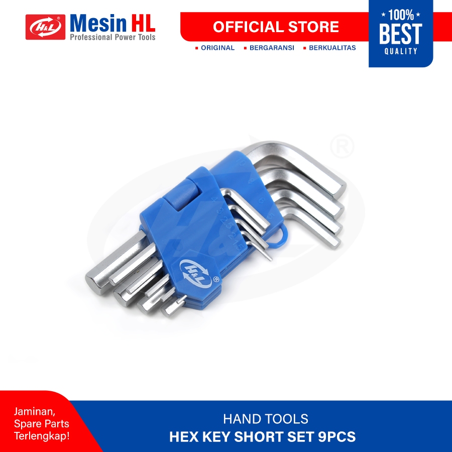Hl Key L Flat Short Set / Hey Key Short Set 9Pcs | Shopee Malaysia