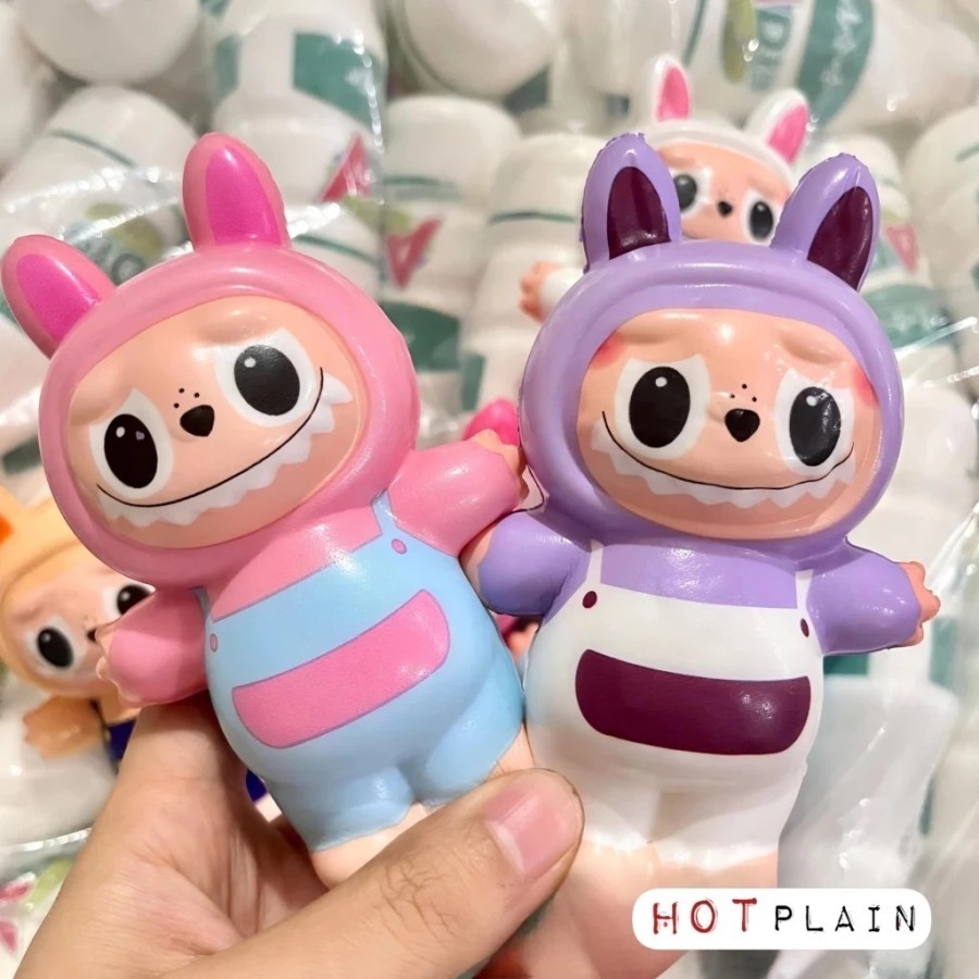 Large Size Labubu LED Squishy Toy / Super Cute Labubu Squeeze Squishy ...