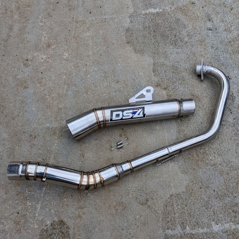 Ds4 Open Spec pipe exhaust 51mm tube type for Tmx 125 155 Rusi tc 125 ...