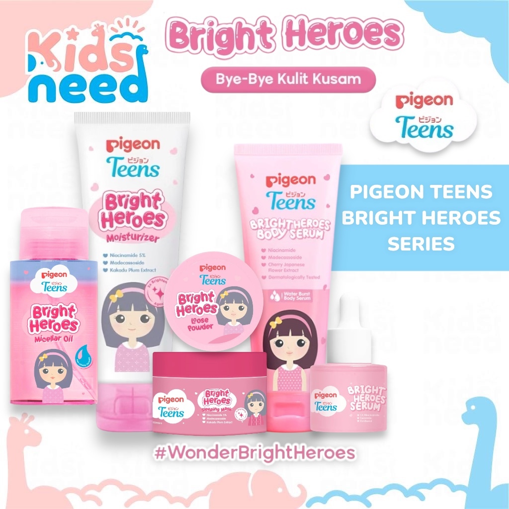 Pigeon Teens BRIGHT HEROES SERIES | Toner | Serum | Moisturizer ...