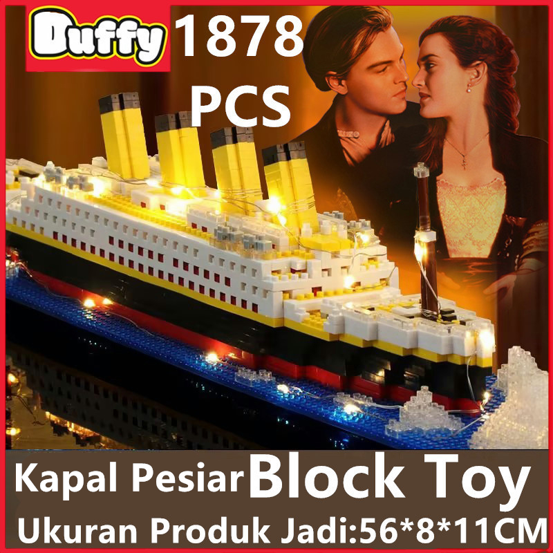 Duffy Toys 1878Pcs Cruise Ship block Toy / Boys' Toy Cruise Ship ...