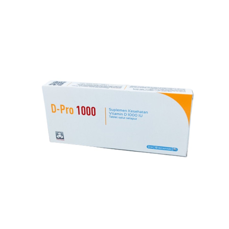 D-pro D PRO DPRO 1000 IU VITAMIN D3 1000-IU 1 strip PROMED MULTIVITAMIN ...