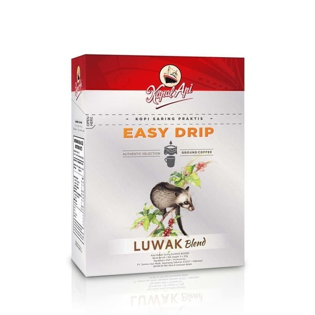 Kapal Api Easy Drip Coffee Strain Luwak 5 x 10gr | Shopee Malaysia