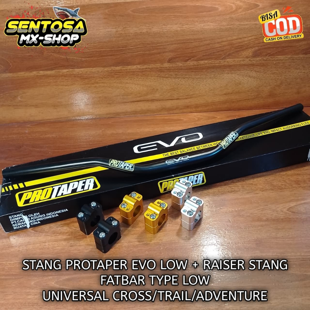 Fatbar PROTAPER EVO LOW HANDLEBAR + FATBAR TYPE LOW UNIVERSAL CROSS ...