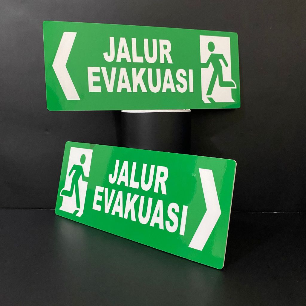 Ys Acrylic evacuation route Board Acrylic Sign Board / evacuation route ...