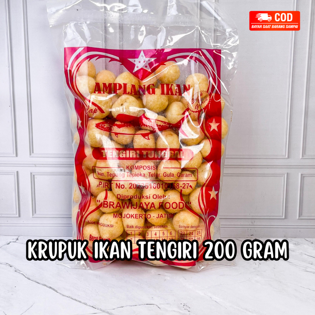 Tenggri FISH CRACKERS 200 GRAM - SNACK PRATAMA | Shopee Malaysia