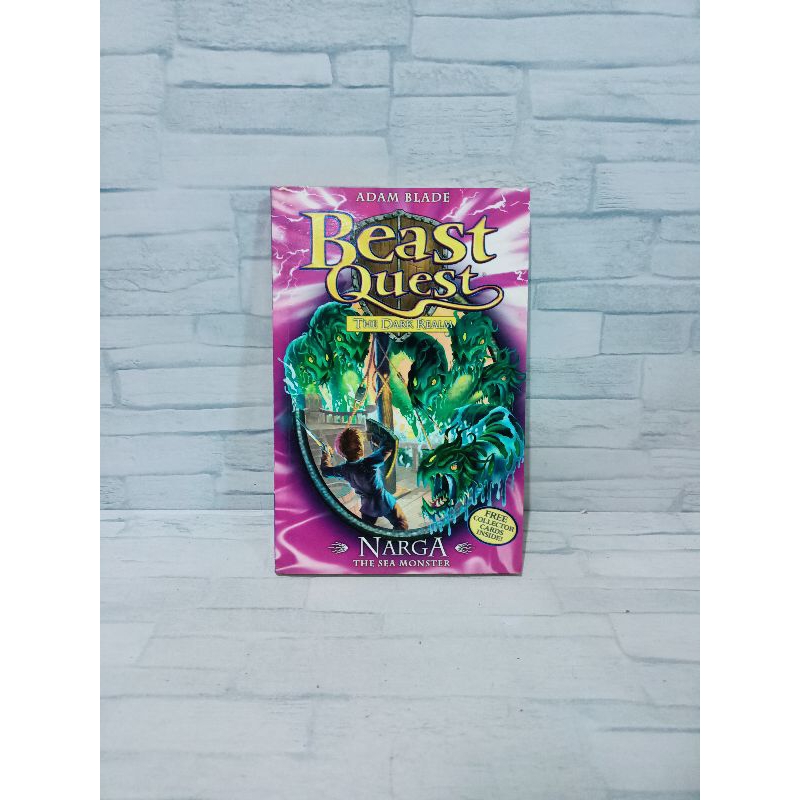 English Novel Beast Quest Narga The sea monster | Shopee Malaysia
