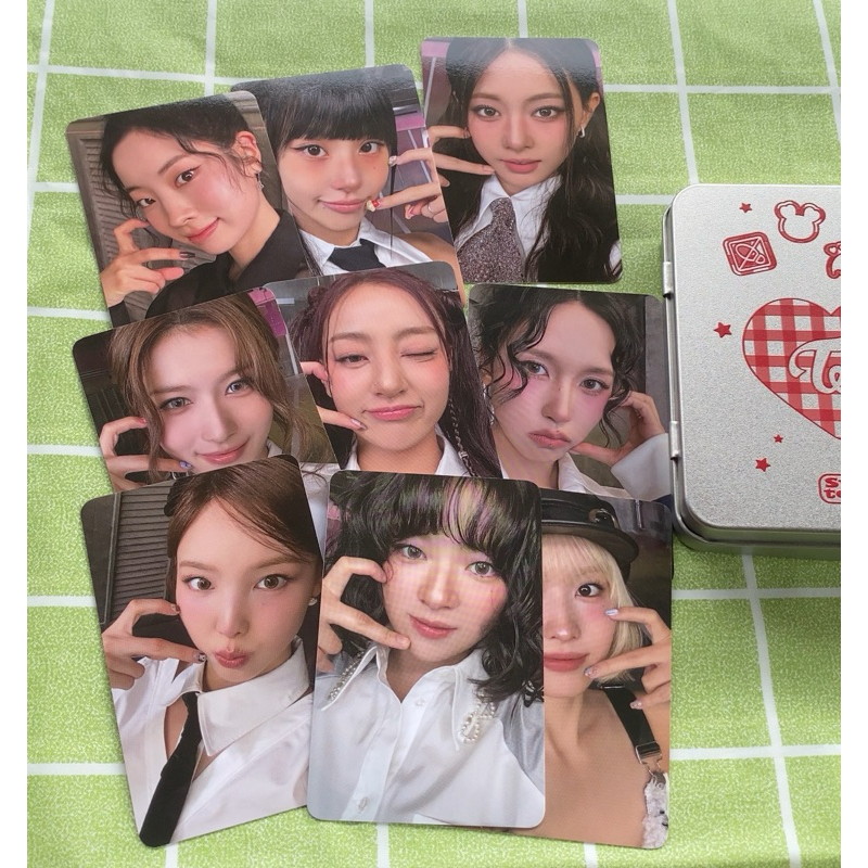 Official tincase set photocard twice pop up strategy 2024sharing nayeon ...