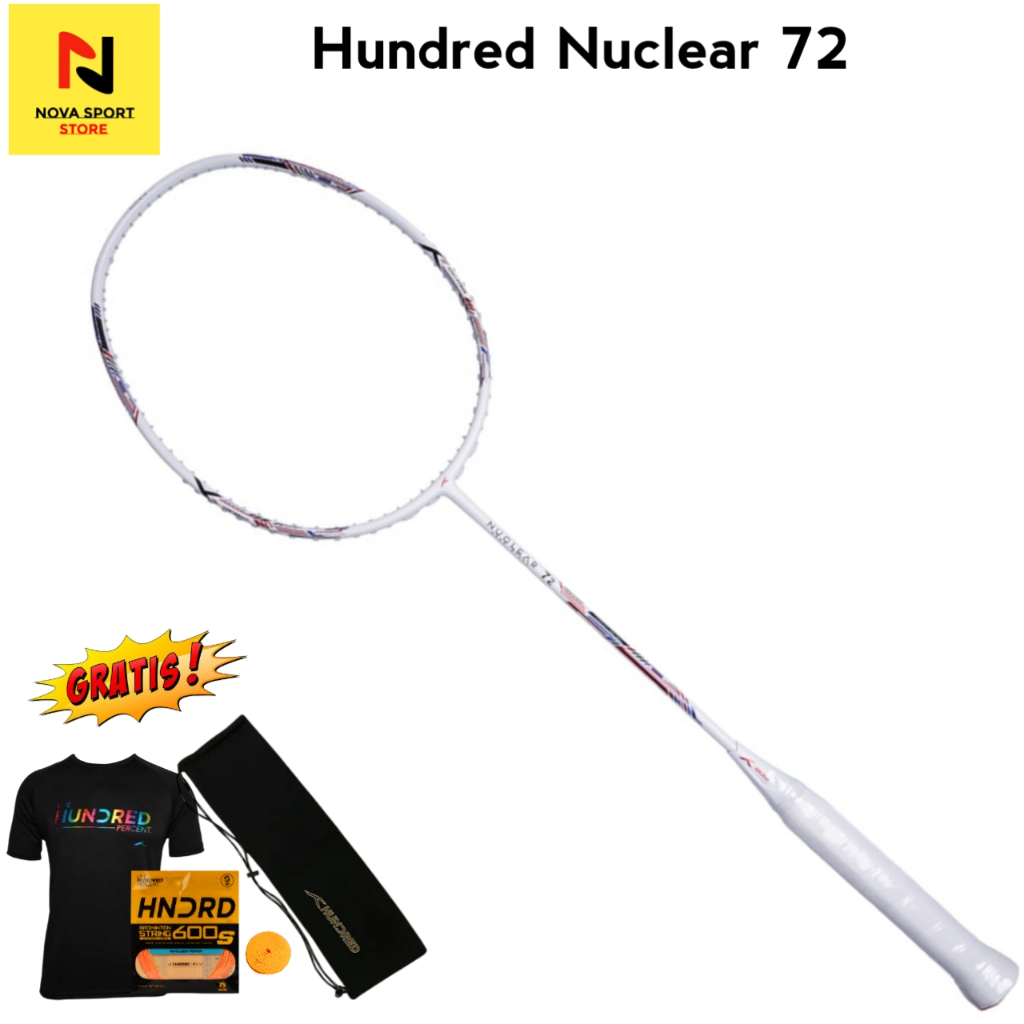 Hundred Badminton Racket Hndrd Nuclear 72 | Shopee Malaysia