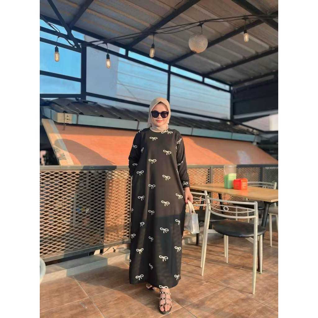 KATUN Premium COTTON RIBBON DRESS WOMEN'S BUTTON BUSUI AND NONBUSUI ...