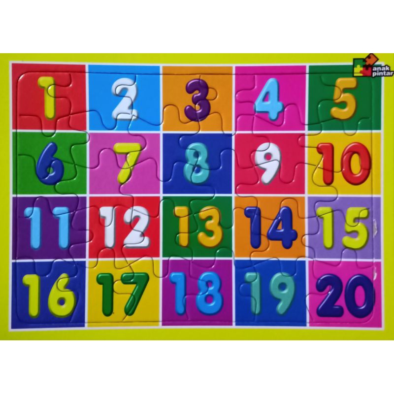 Activity Puzzle Number 1-20 !! | Shopee Malaysia