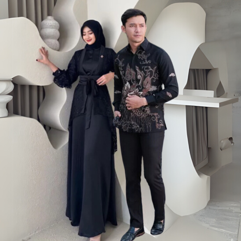 Batik COUPLE EID VELOXA DRESS | Couple Eid 2024 Couple | Fuji Dress is ...