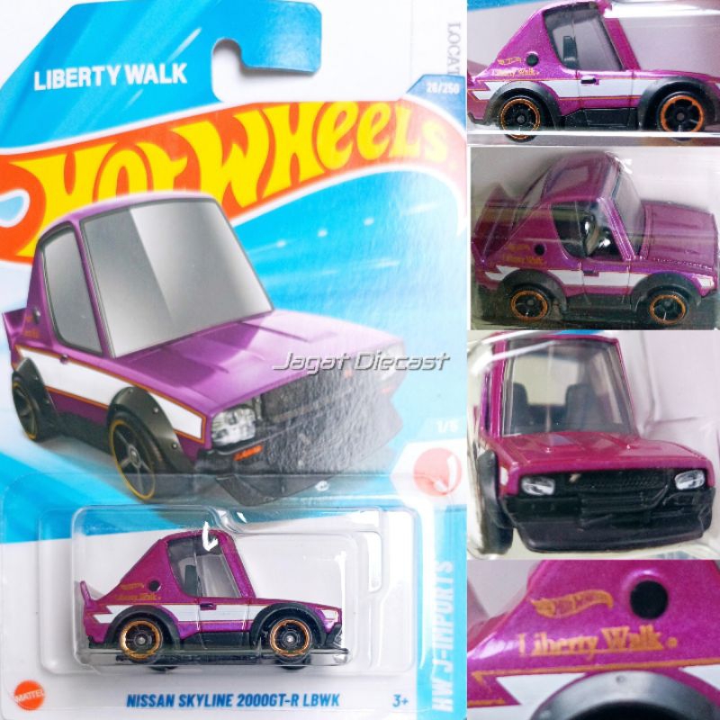 Hot Wheels Nissan JDM Skyline Guaczilla Sports Racing Car Toy 180SX ...