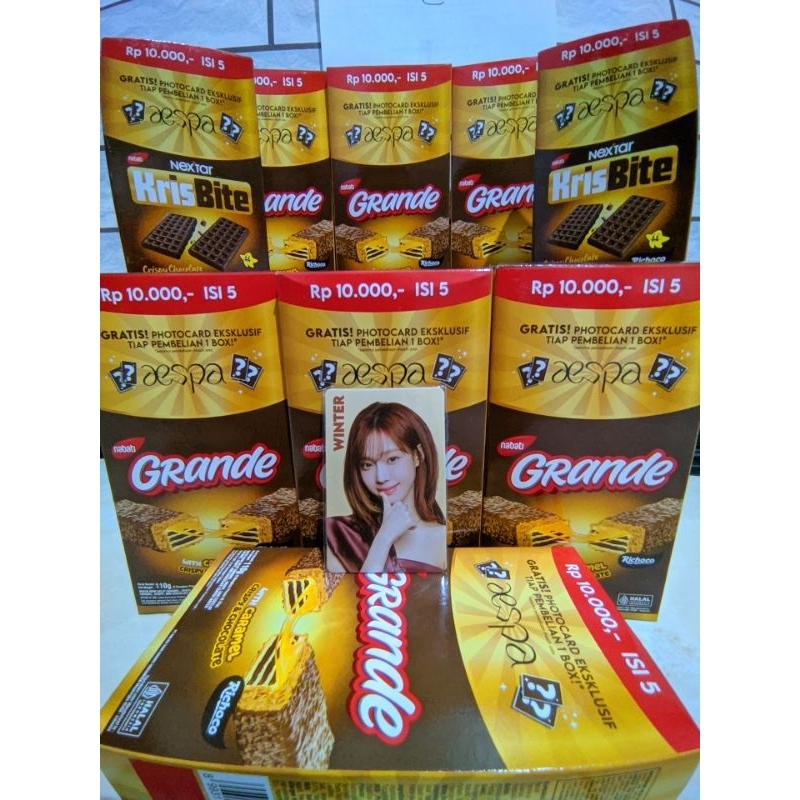 Nabati Krisbite Free Photocard Aespa Original - Nabati X Aespa - Aespa ...