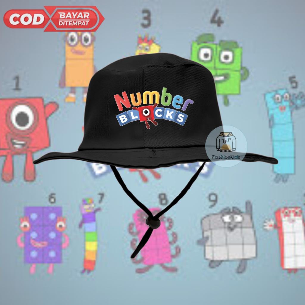 Jungle Number Blocks Children's Hat | Shopee Malaysia