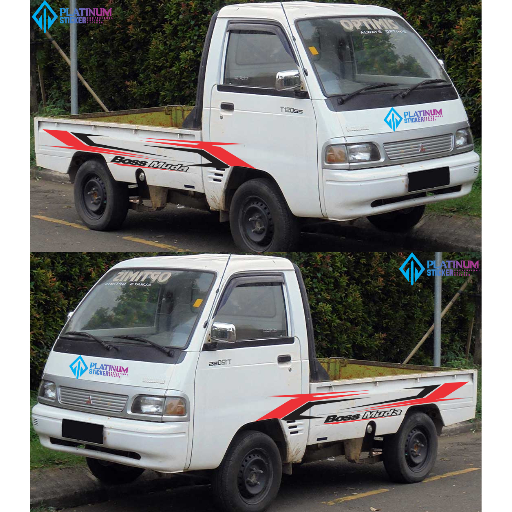 New Mitsubishi Colt T120ss Pick up Car Cutting Stickers JetPick-up High ...
