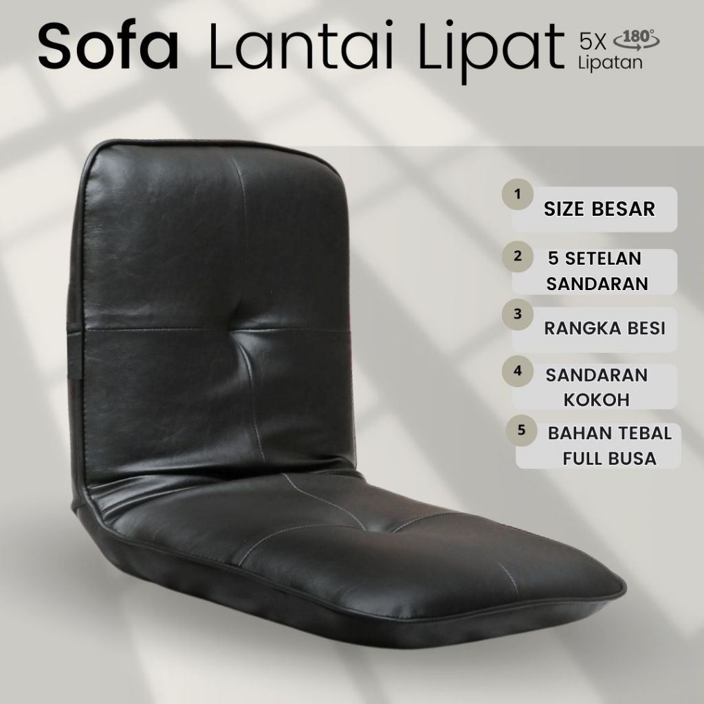 Folding Floor Sofa Modern Floor Backrest Lesehan Chair | Shopee Malaysia