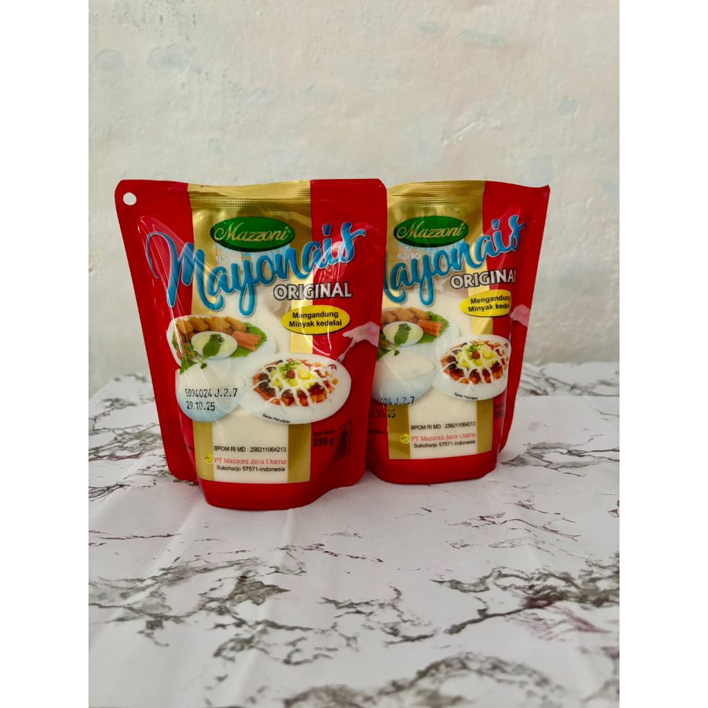 Mazzoni Mayonnaise Original 250gram Packaging | Shopee Malaysia
