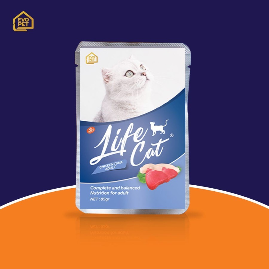 Life Cat Sachet Chicken & Tuna Adult Pouch 85G | Shopee Malaysia