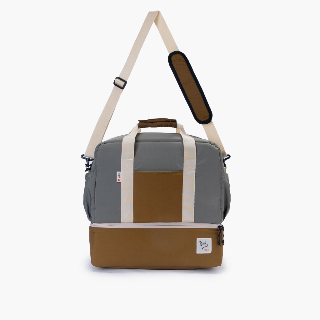 ARTCH - Pukoro Olive Grey - Duffle Bag Travel Bag | Shopee Malaysia