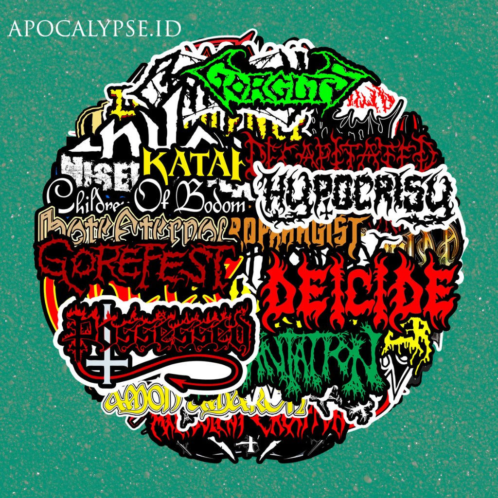 STICKER PACK DEATH METAL SERIES 1 - SUFFOCATION / CANNIBAL CORPSE ...