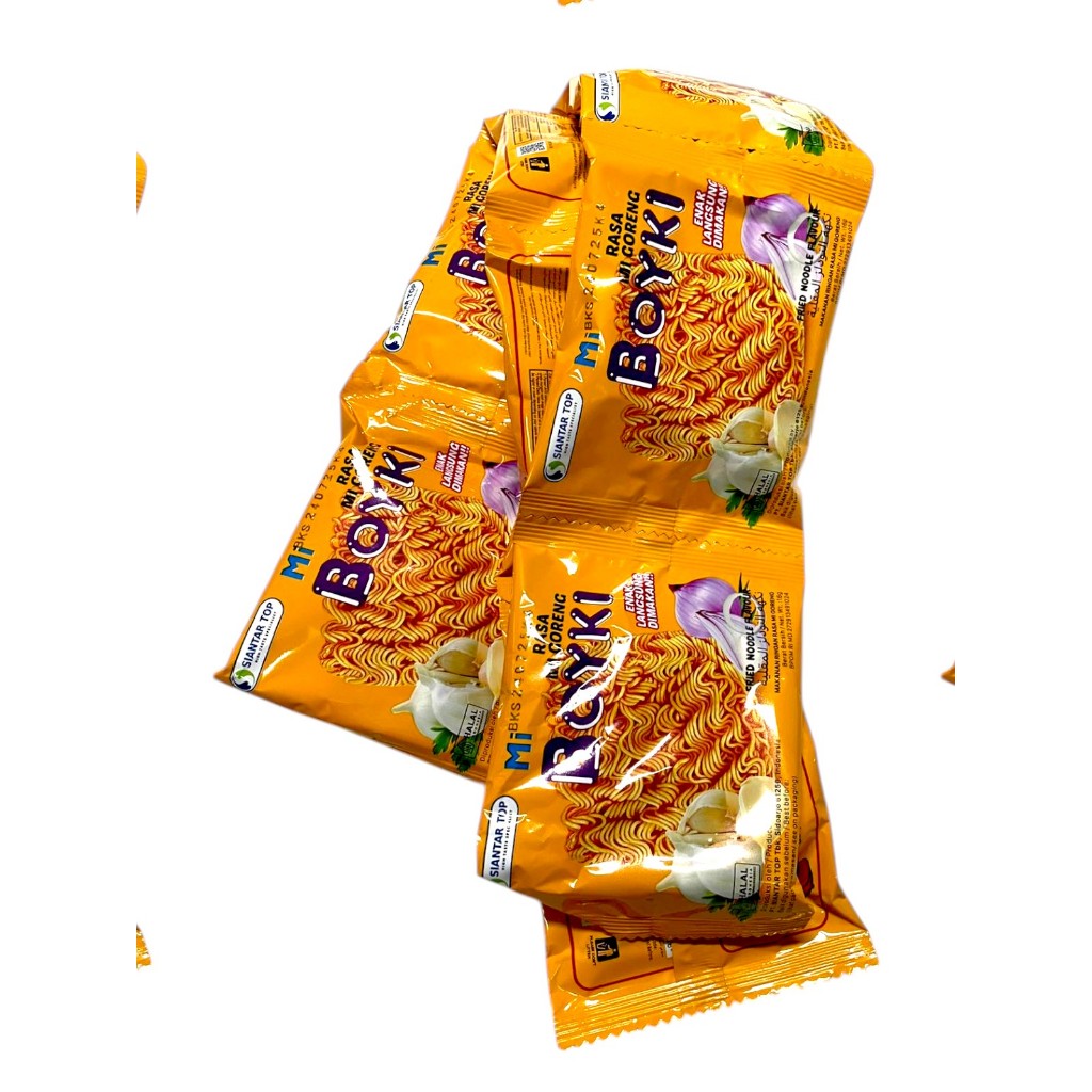 Boyki Fried Noodle Snack 1 Pack contains 10 packs | Shopee Malaysia