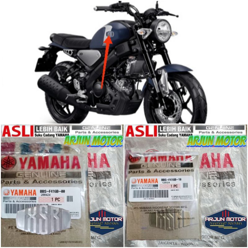 ORIGINAL YGP YAMAHA XSR155 TANK 3D EMBLEM | Shopee Malaysia
