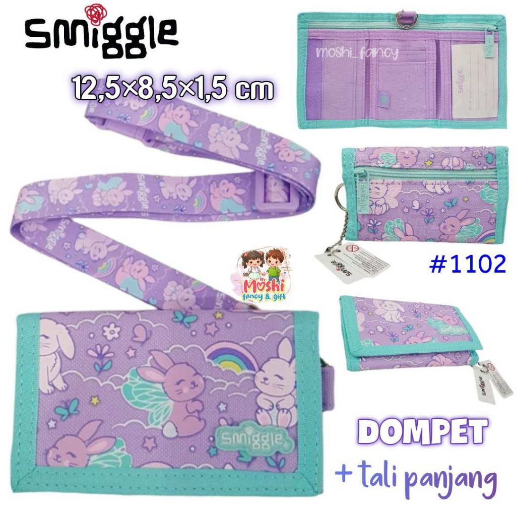 Smiggle Rabbit Bunny Purple Wallet / Smiggle Girl Wallet / Smiggle Girl ...
